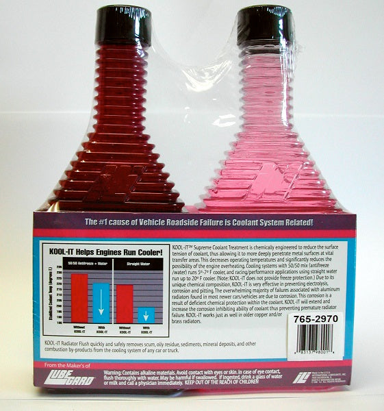 98001 KIT Kool-it Coolant Treatment additive and Coolant flush KIT 16o ...