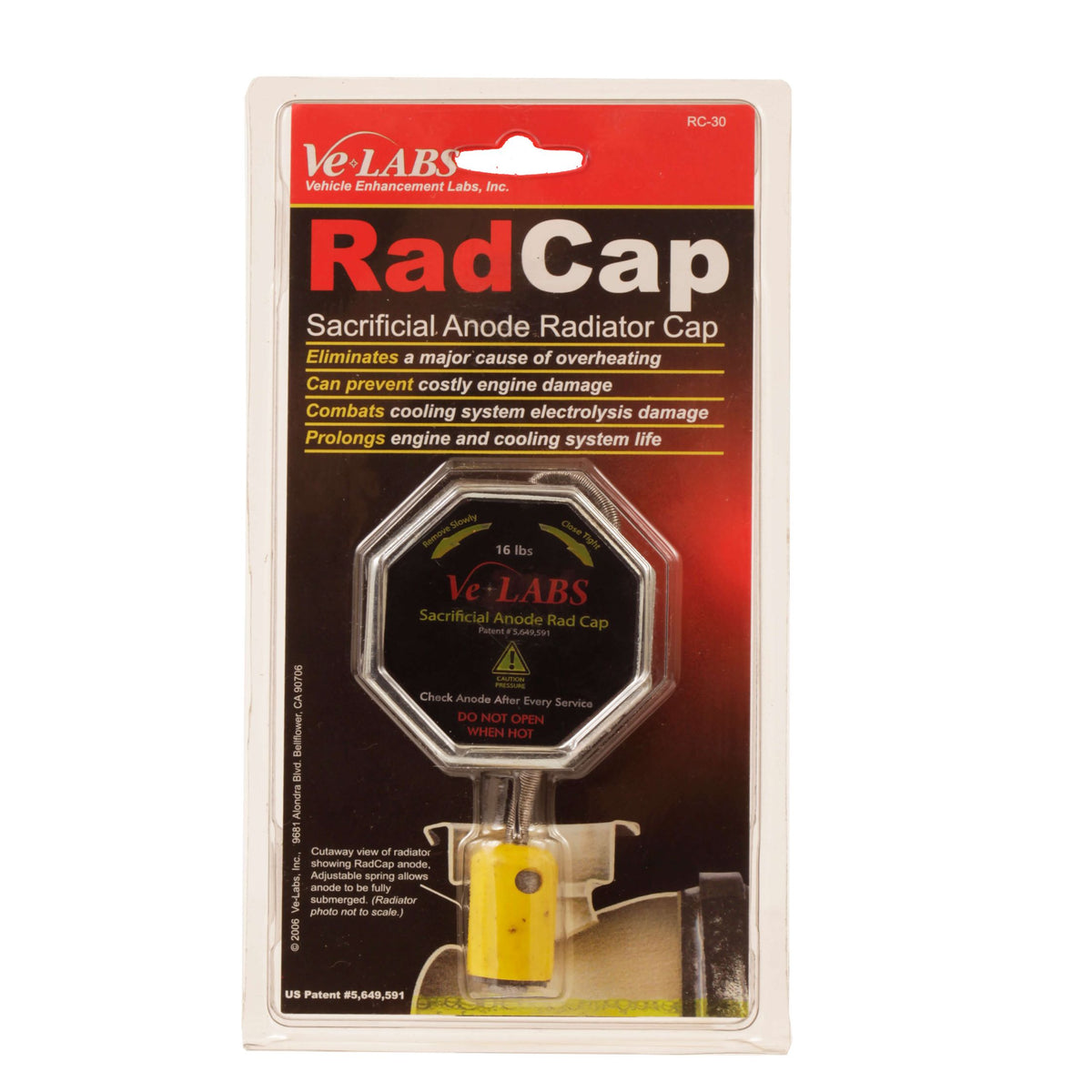 VE RC-30H RadCap 16LB. Hexagon – VE Labs